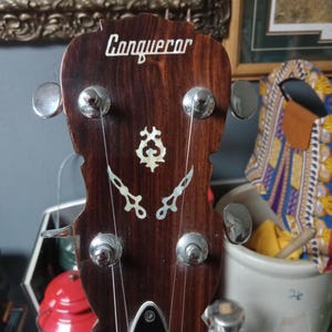 Conqueror 5 String Banjo Circa. 1970s - Etsy