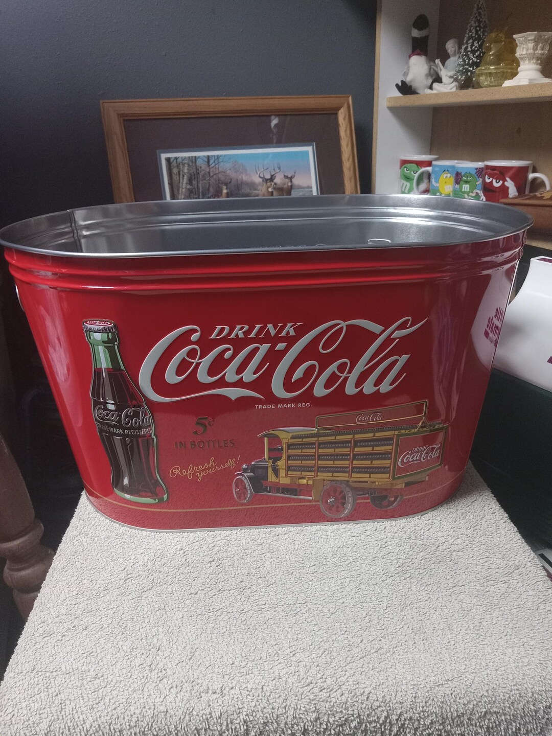 Coca Cola Pop Tub With Embossed Lettering - Etsy