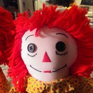 Raggedy Ann and Andy Rag Dolls Circa. 1980s - Etsy