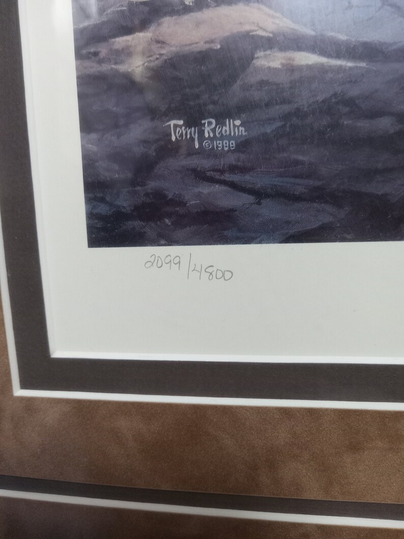 Boulder Ridge # 2099/4800 Hand Signed and Numbered by Terry Redlin ...