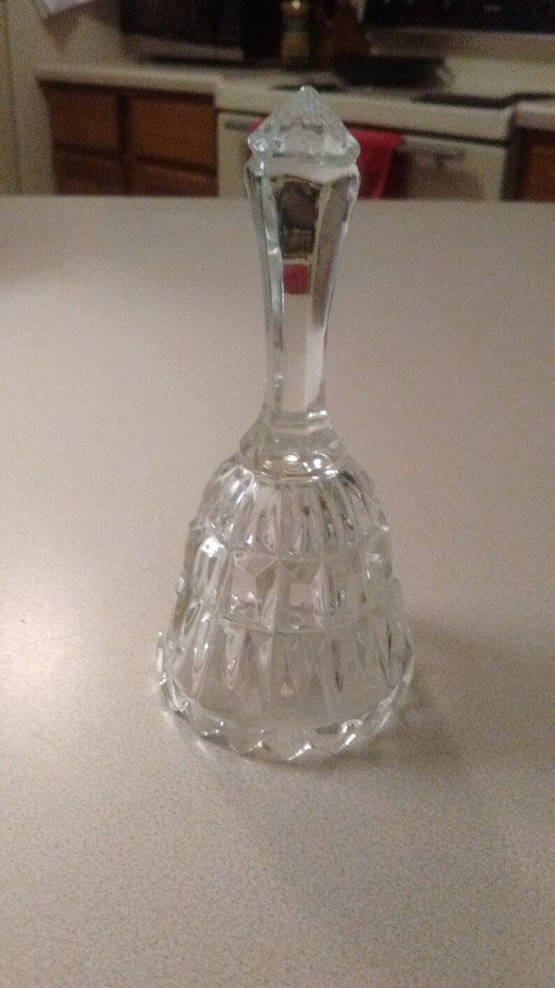 Crystal Bell by Crystal Clear Industries Yugoslavia. - Etsy