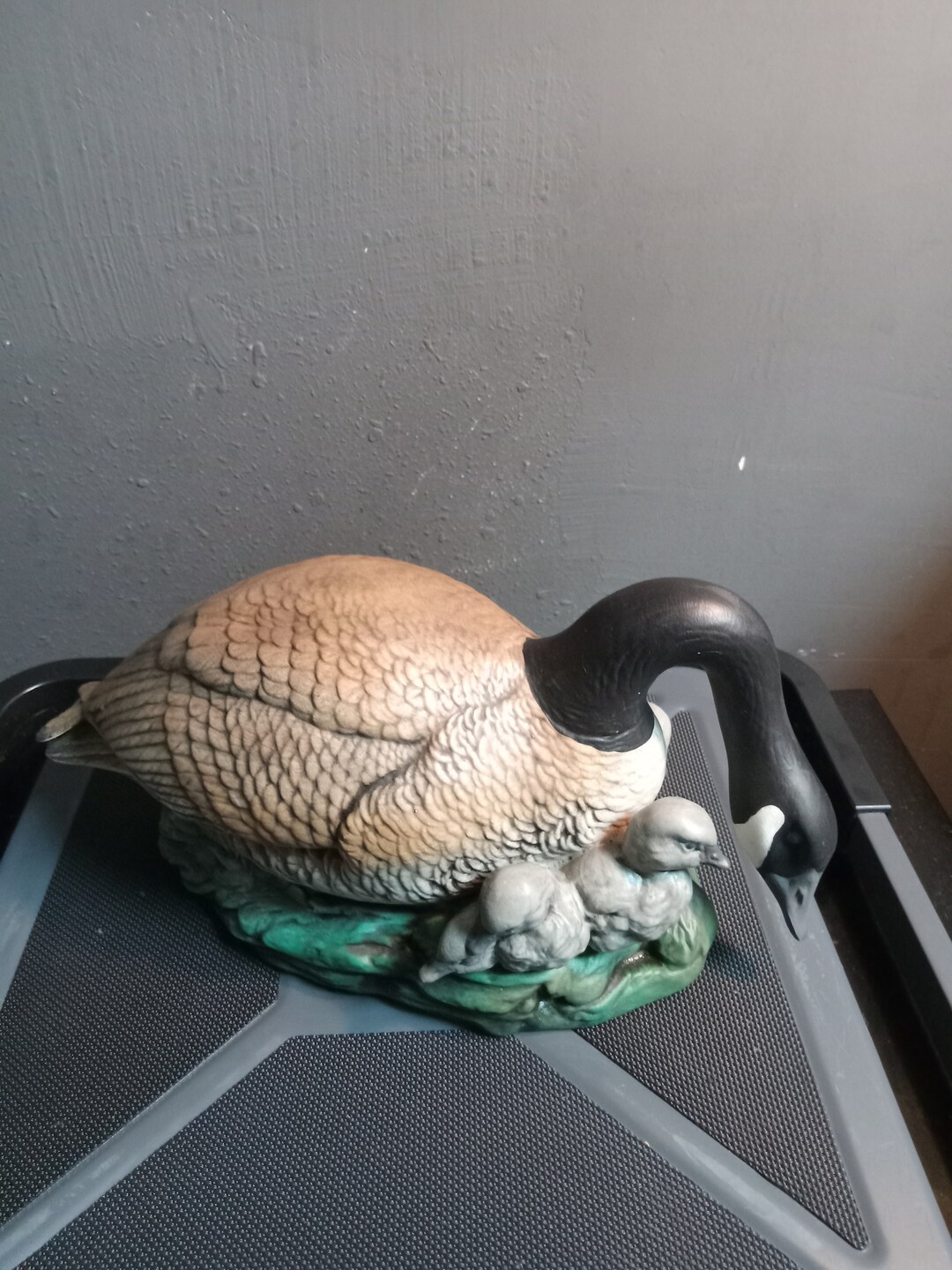 Ceramic Mother Goose and Chick's by Holland Mold - Etsy