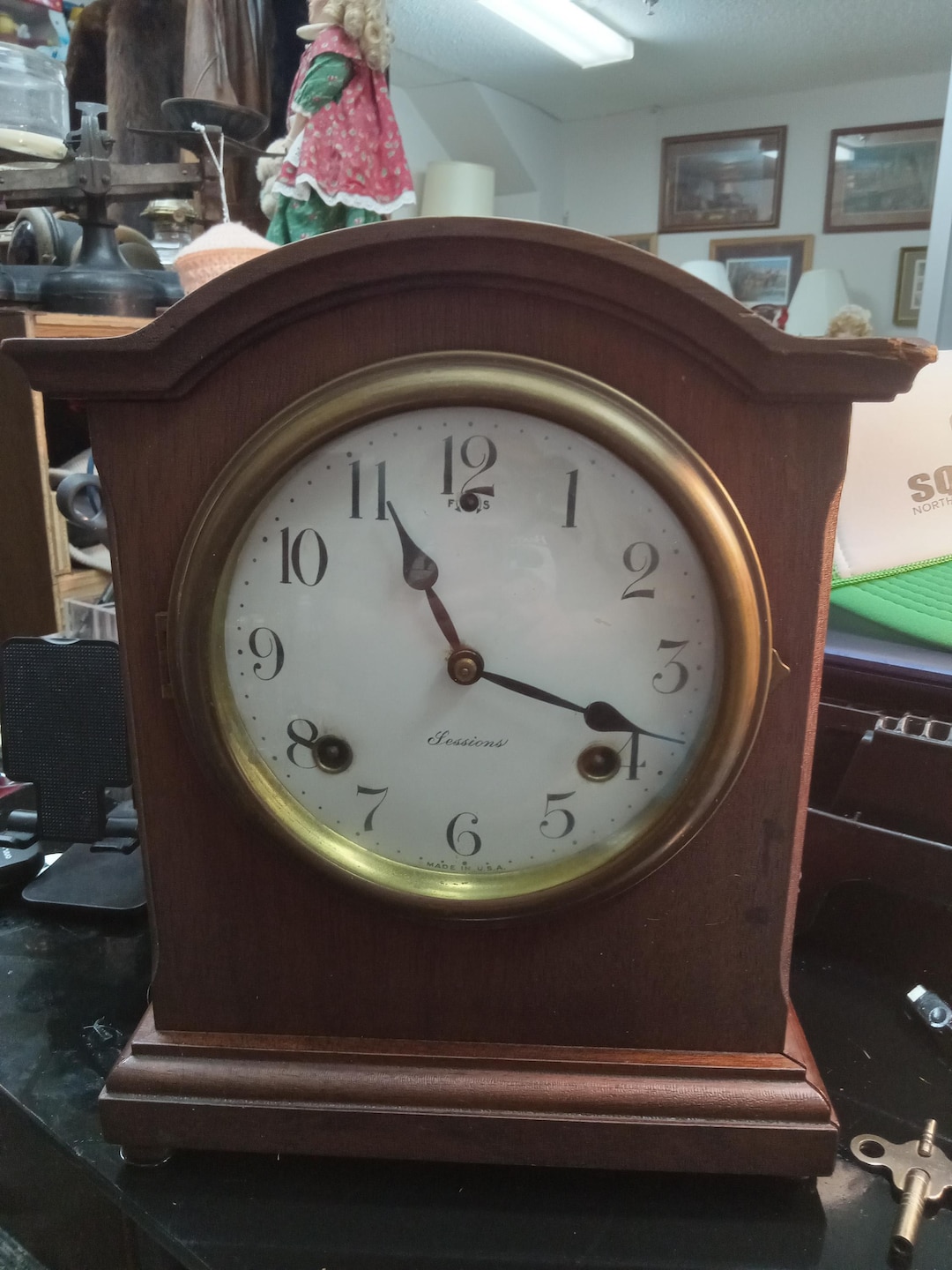 Sessions 8 Day Mantle Clock Circa. 1910 - Etsy