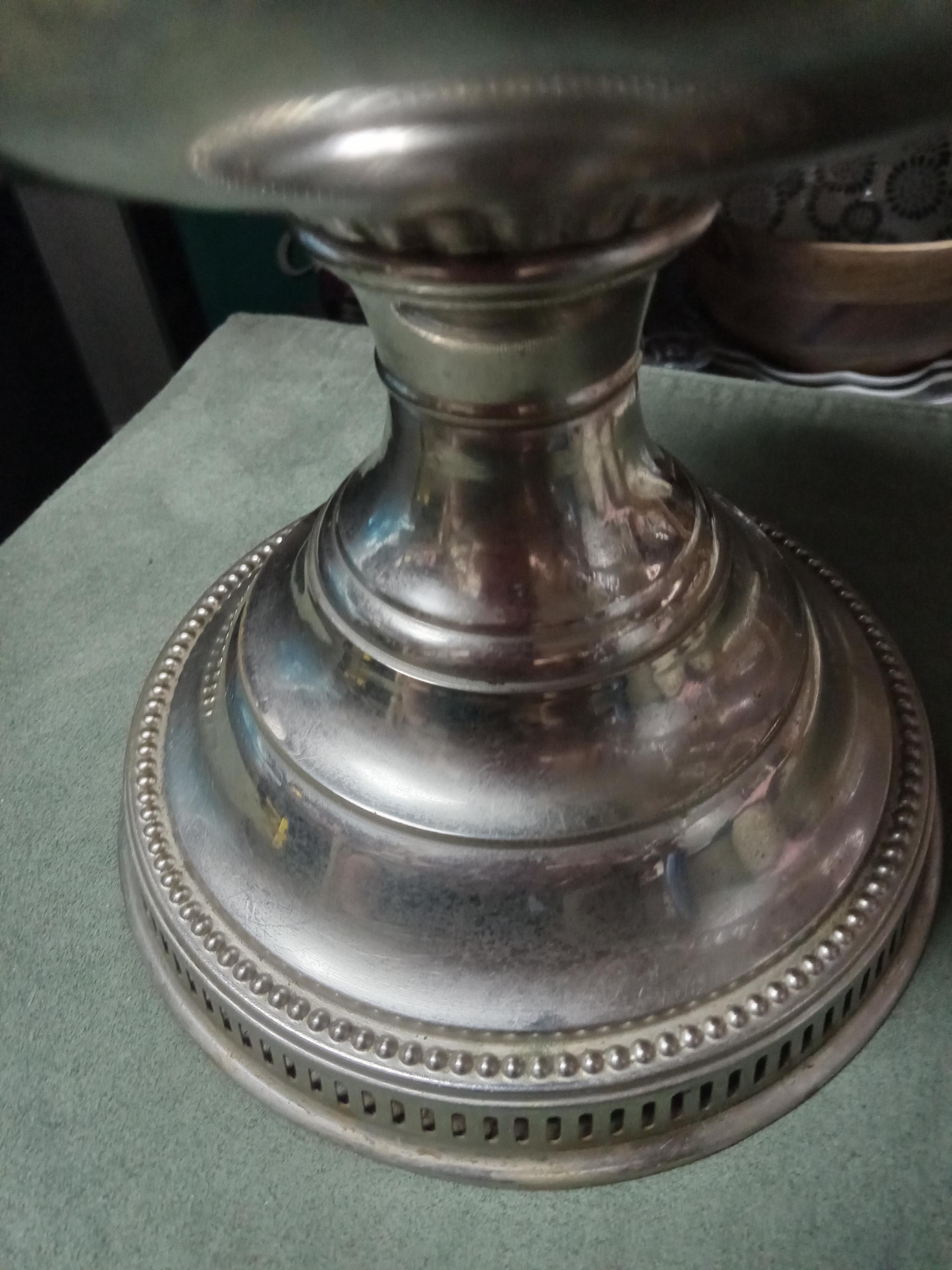 Rayo Nickel Plated Oil Lamp Circa. 1905 - Etsy