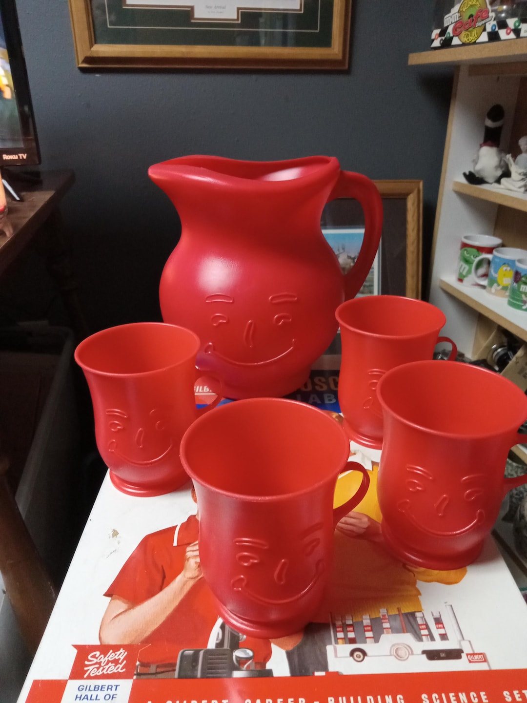 Kool Aid 3 Qt Pitcher With 4 Cups - Etsy