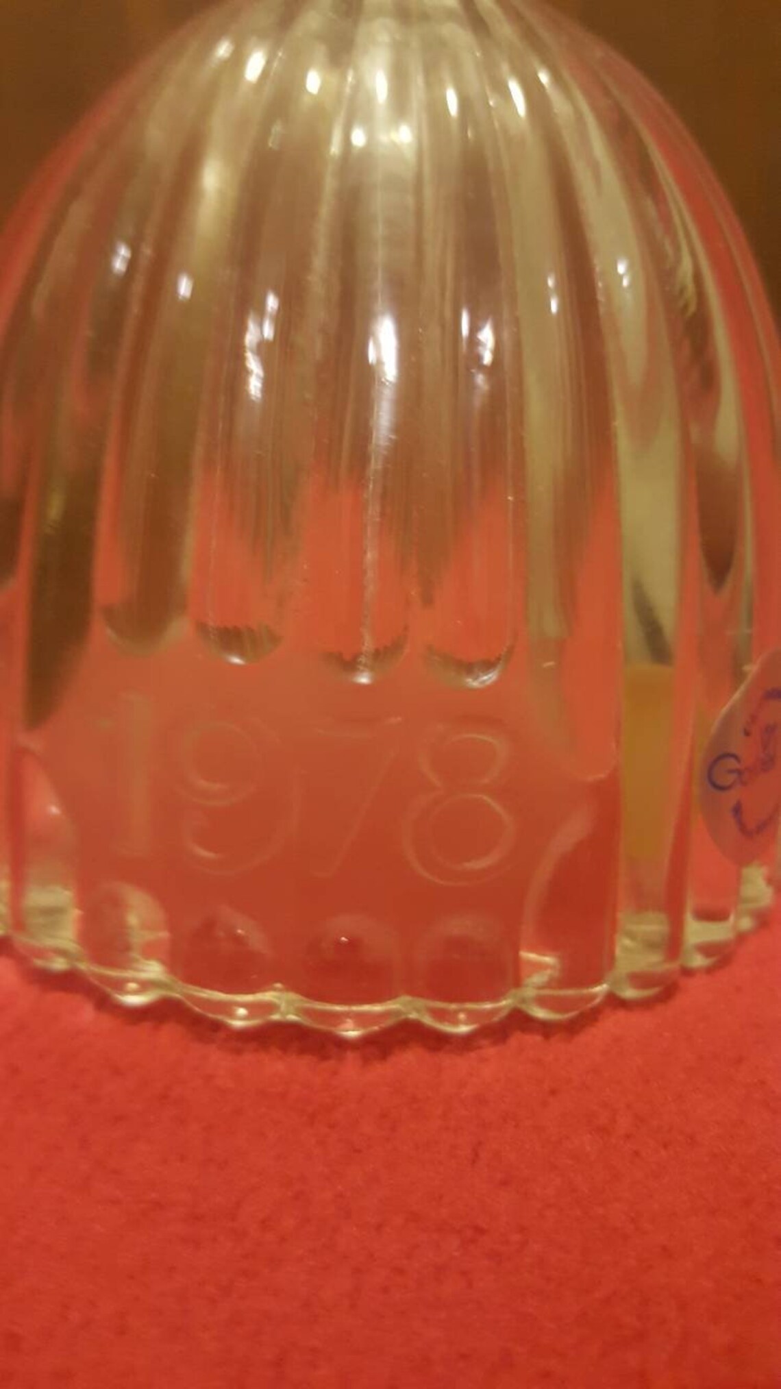 Goebel Crystal Glass Bell 1978 Charlottenhutte First Edition - Etsy