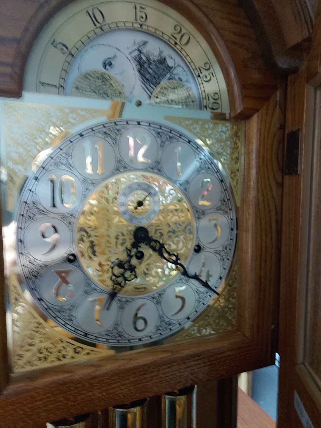 Howard Miller Ridgeway La Maree Model 171 Grandfather Clock Circa. 1984 ...