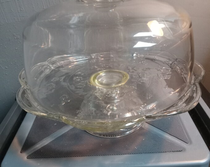 Princess House Cake Stand Circa. 1970s - Etsy