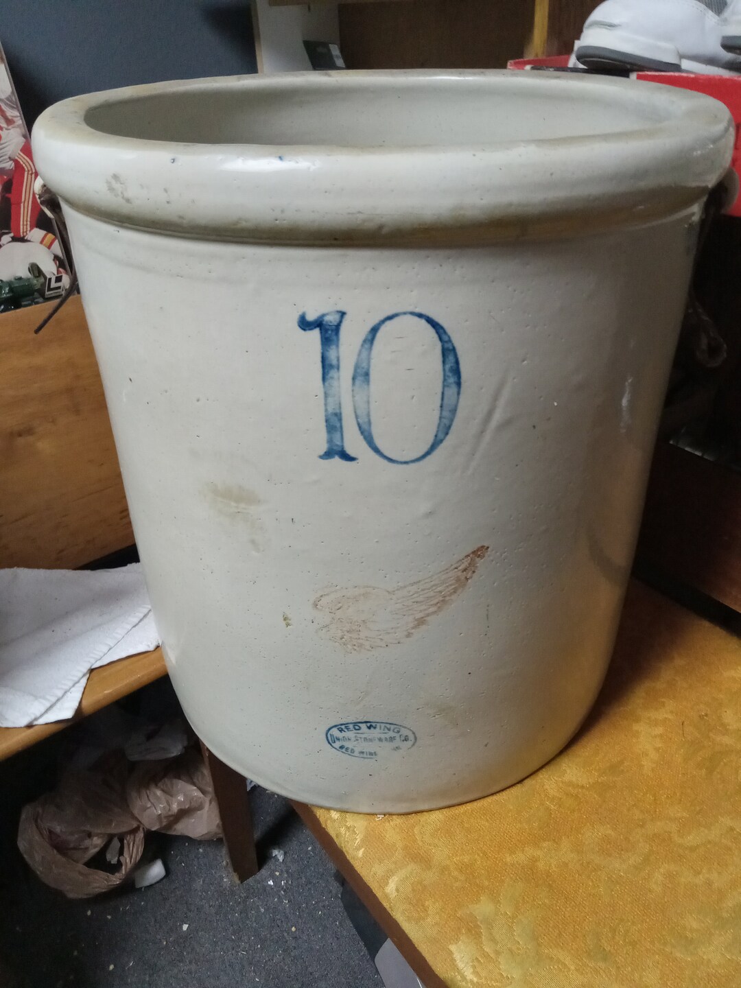 10 Gallon Red Wing Crock Circa. 1915 - Etsy