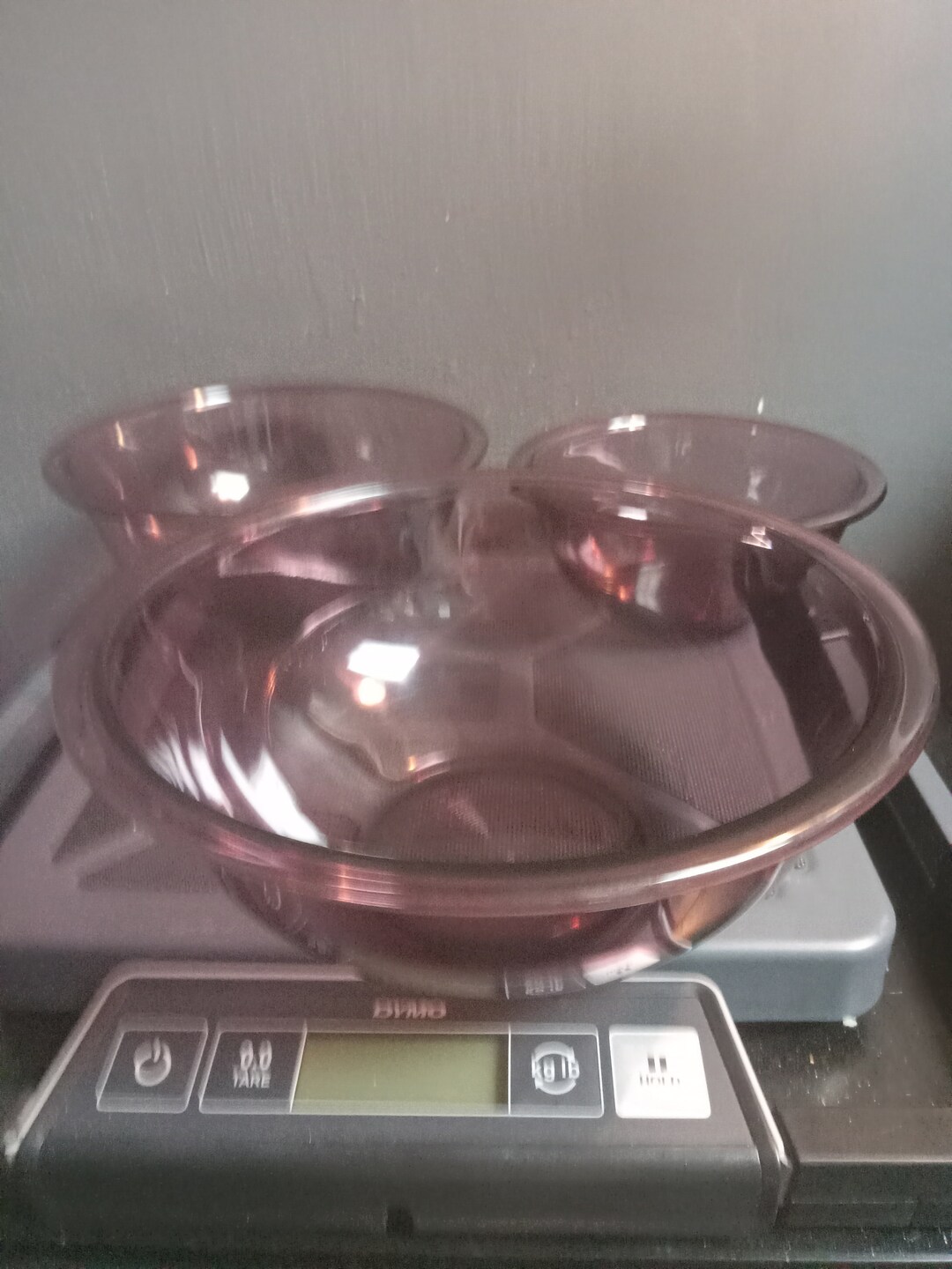 Pyrex Cranberry Mixing Bowls - Etsy