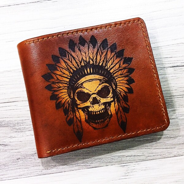 Skull Wallet - Etsy