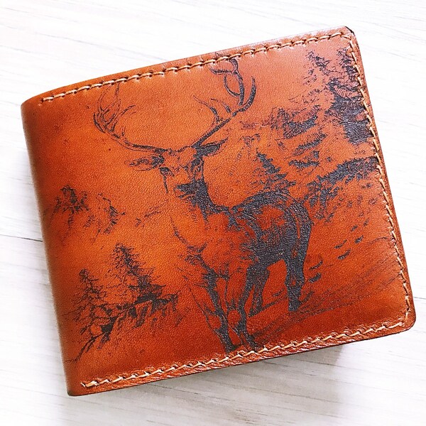 Deer Wallet - Etsy