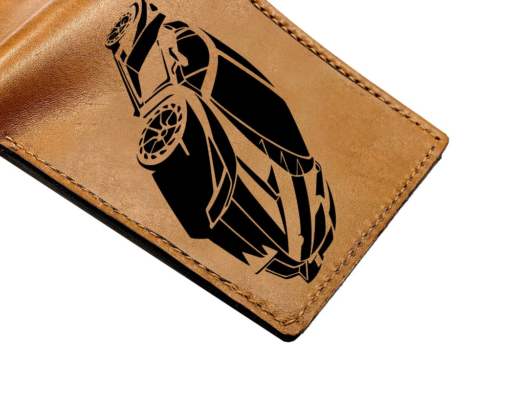 Lamborghini Veneno Wallet: Handmade Leather Automobile Gift - Etsy