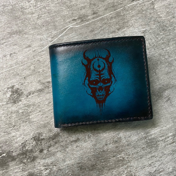 Skull Wallet - Etsy