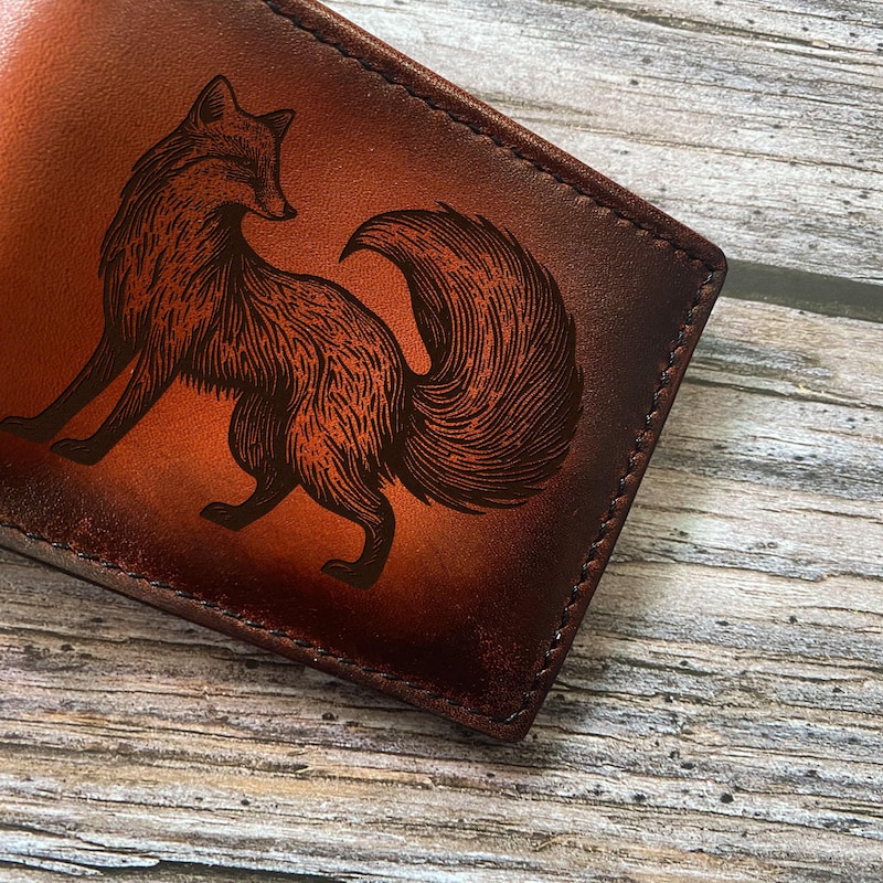 Fox Wallet Men - Etsy