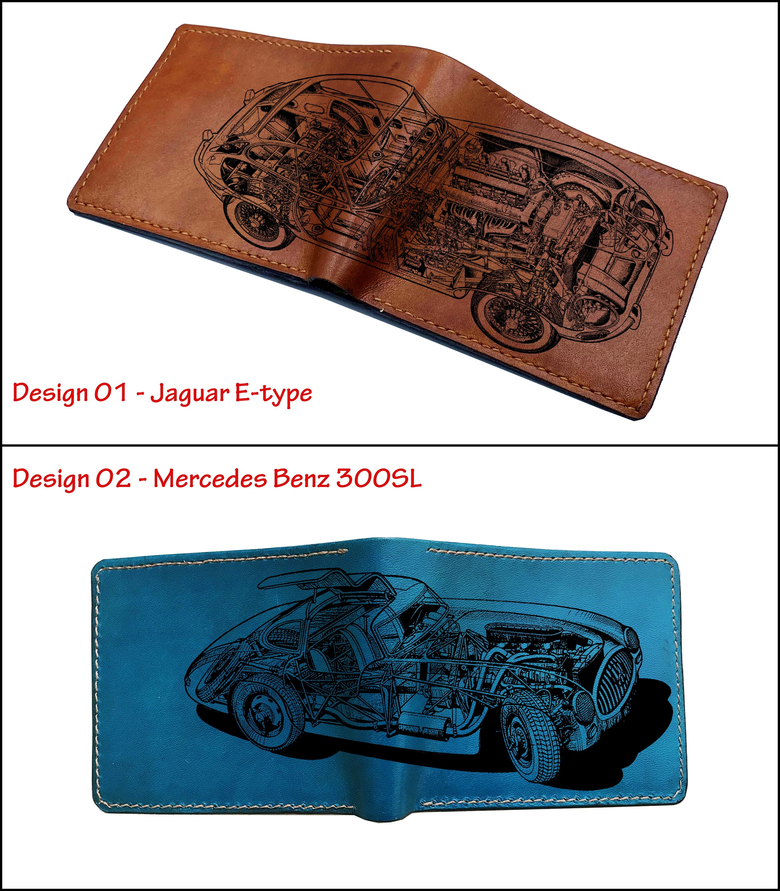 Cutaway Austin Mini Cooper Wallet/mechanic Wallet/car Leather - Etsy UK