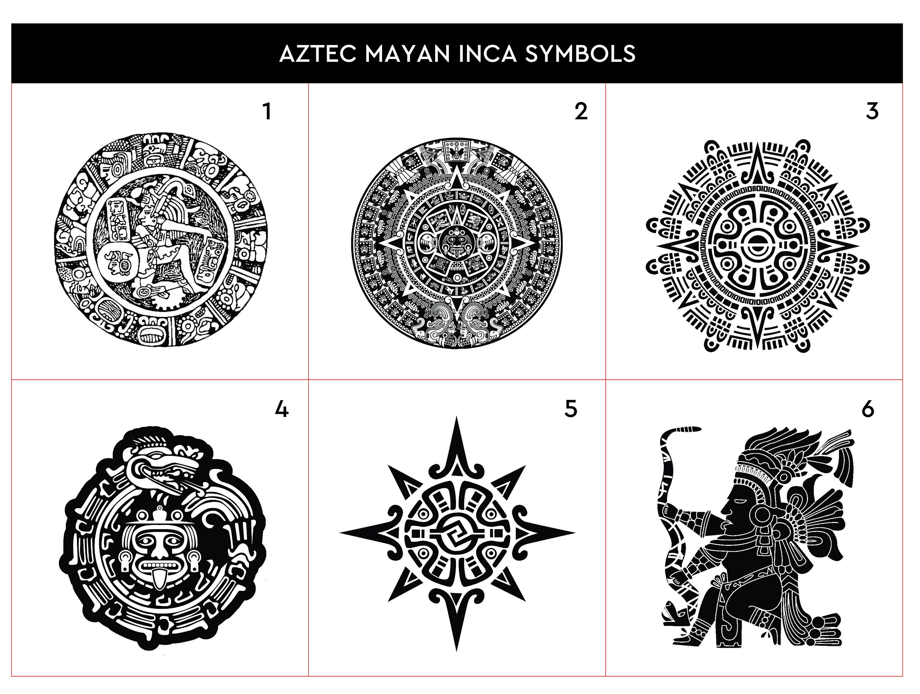 Aztec Symbols For Eternal Love