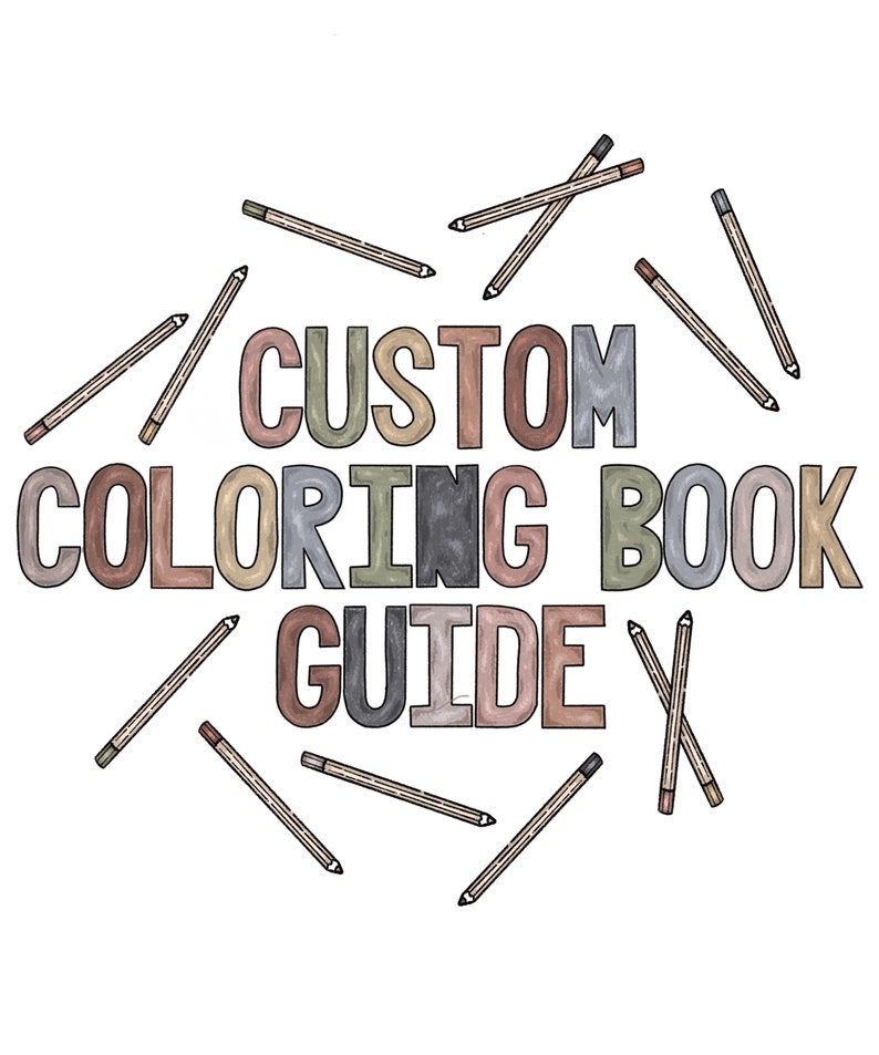 Custom Coloring Book Coloring Book With Personalized Pages - Etsy