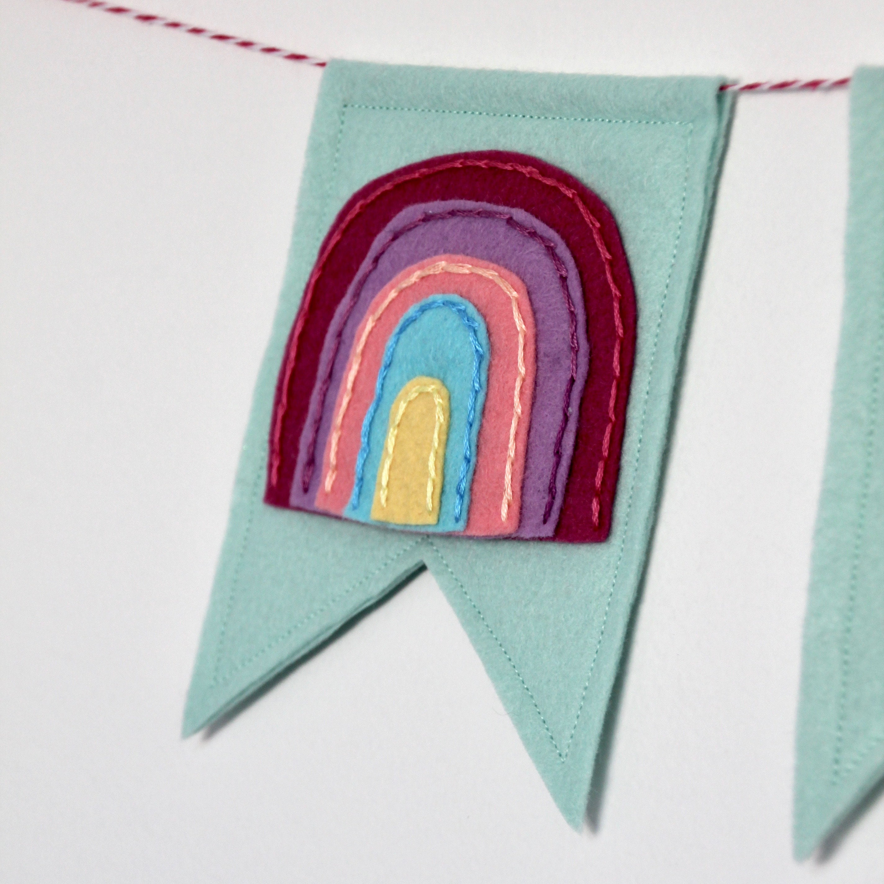 Personalised Pastel Name Banner, Custom Baby Name Banner, Rainbow ...