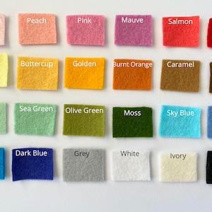 Mini Felt Initial Banner Custom Colour Letter Flag - Etsy Australia