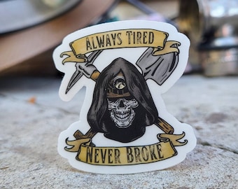 Always Tired Sticker - Etsy