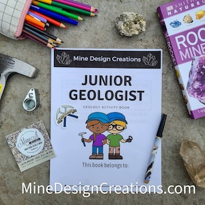 Digital Download Junior Geologist Full Page - Etsy