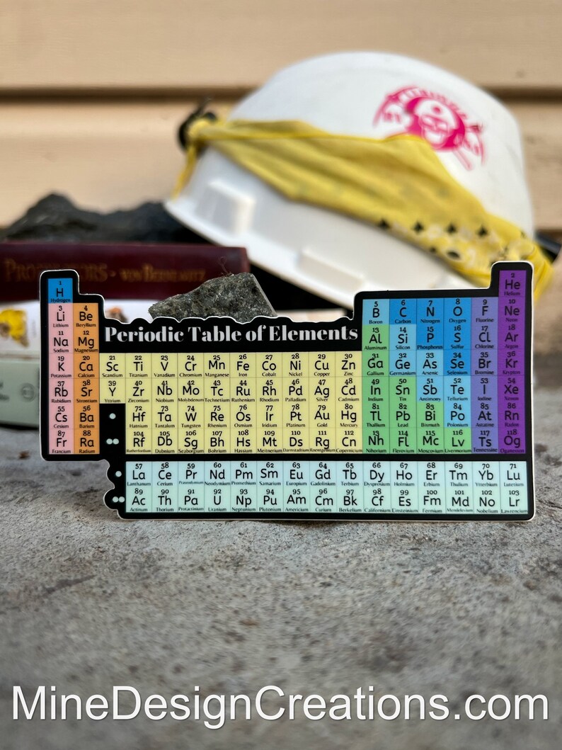 Periodic Table Sticker - Etsy