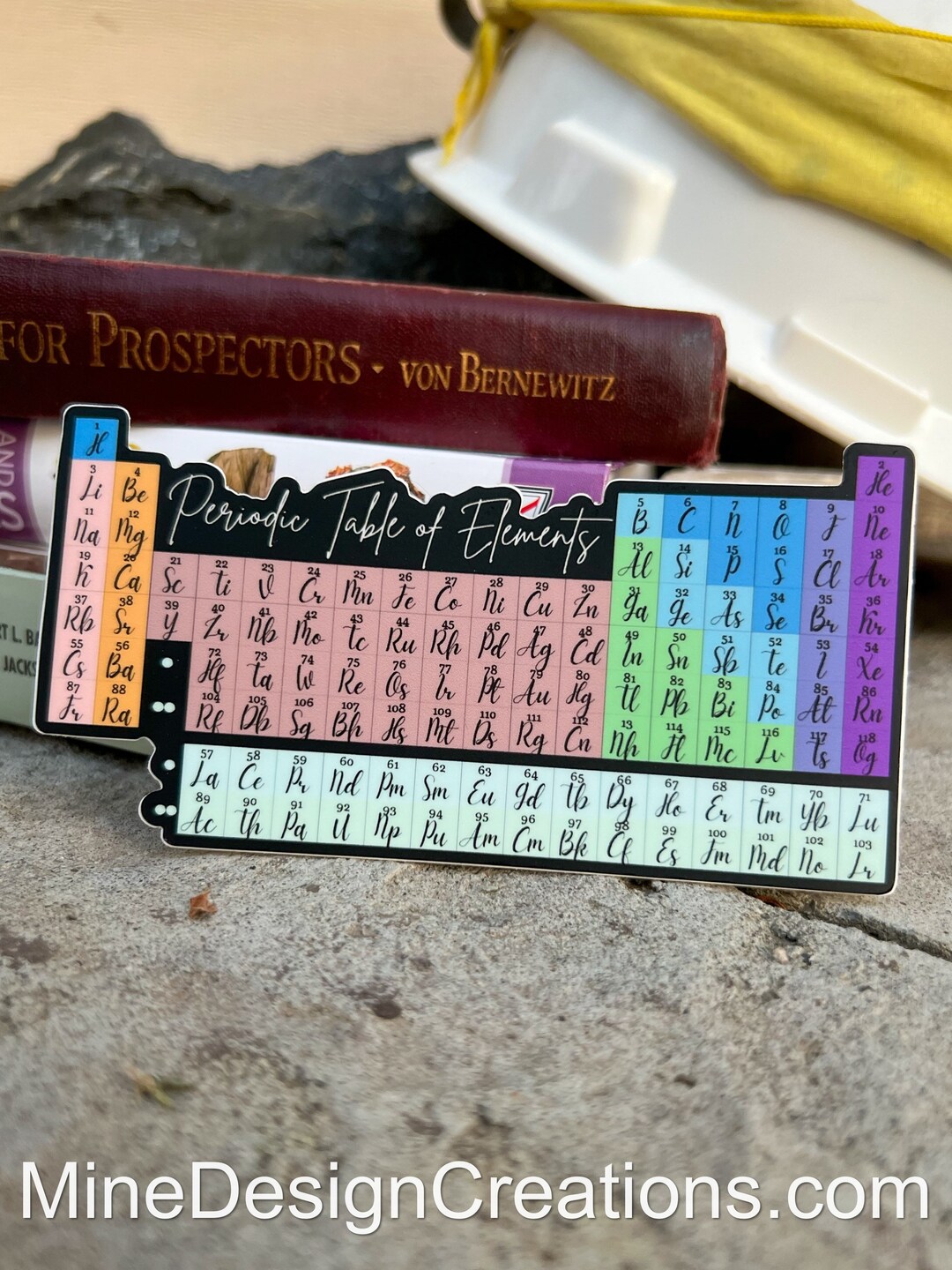 Pretty Periodic Table Sticker - Etsy