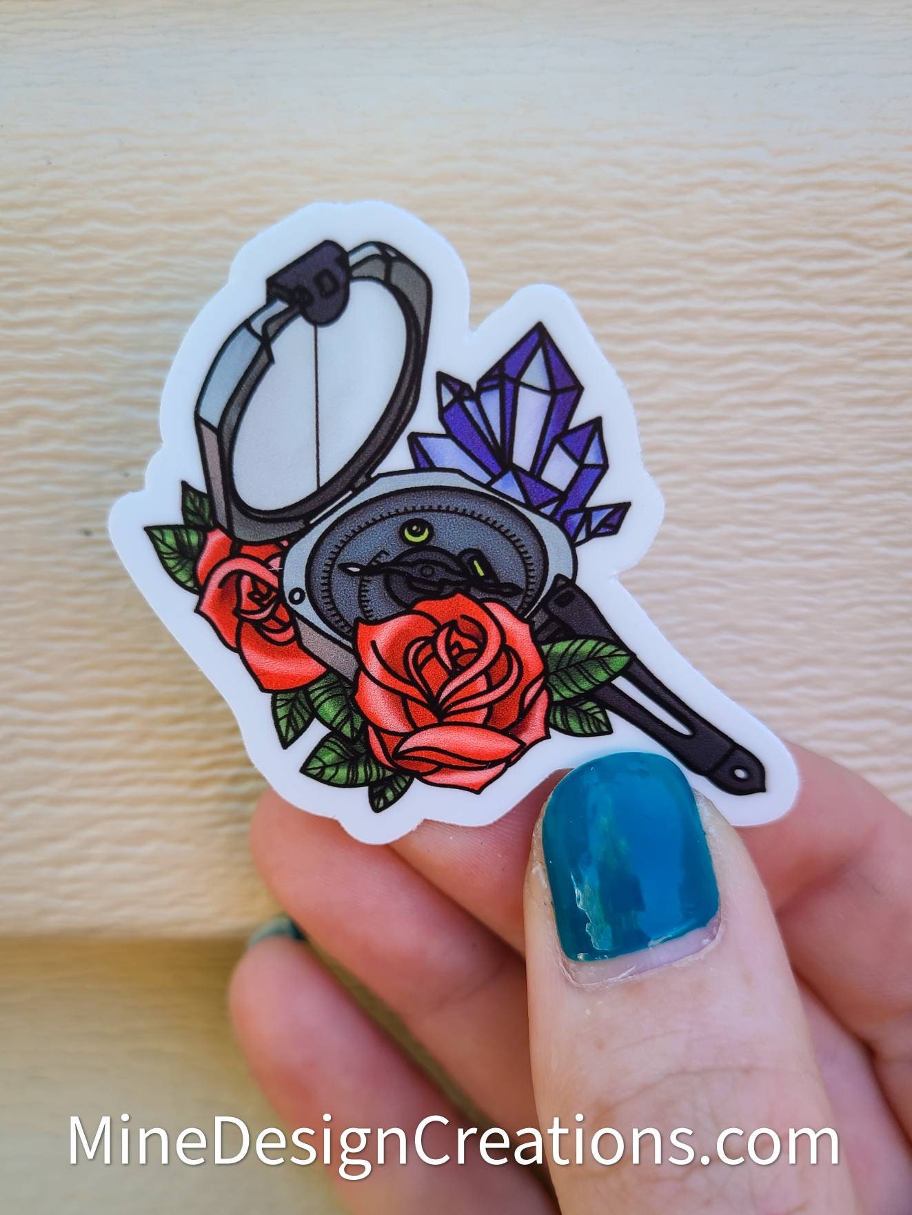 Brunton Compass Tattoo Inspired Sticker - 2 Size Options! - Etsy