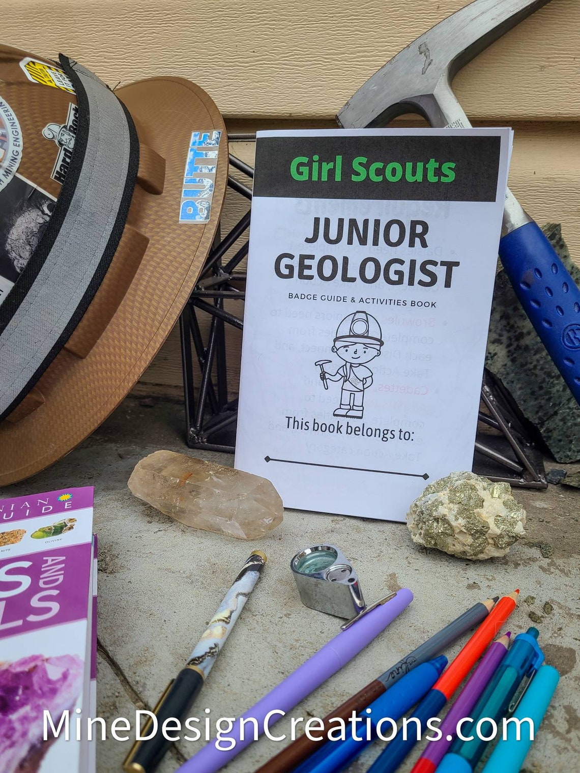 Girl Scout Geology Badge Digital Download - Etsy