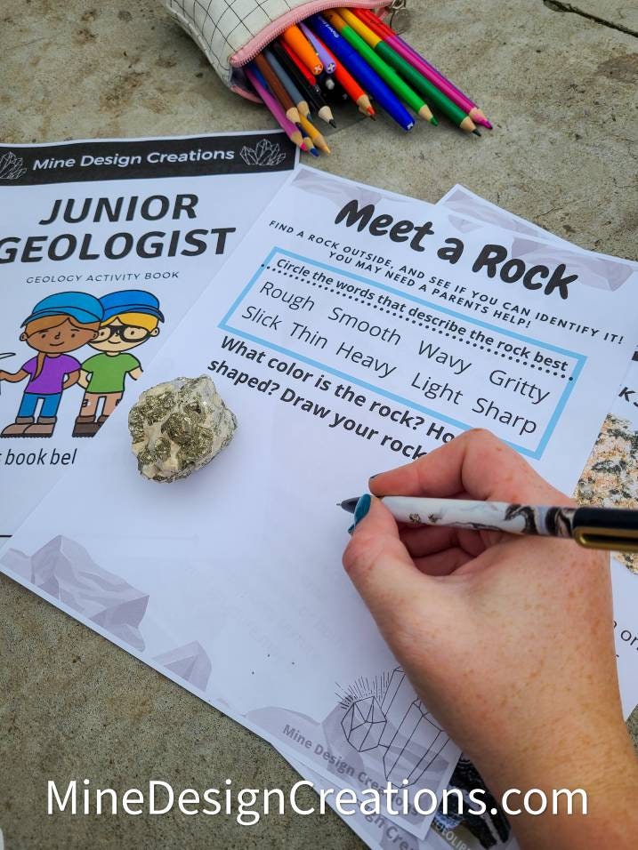 Digital Download Junior Geologist Full Page - Etsy