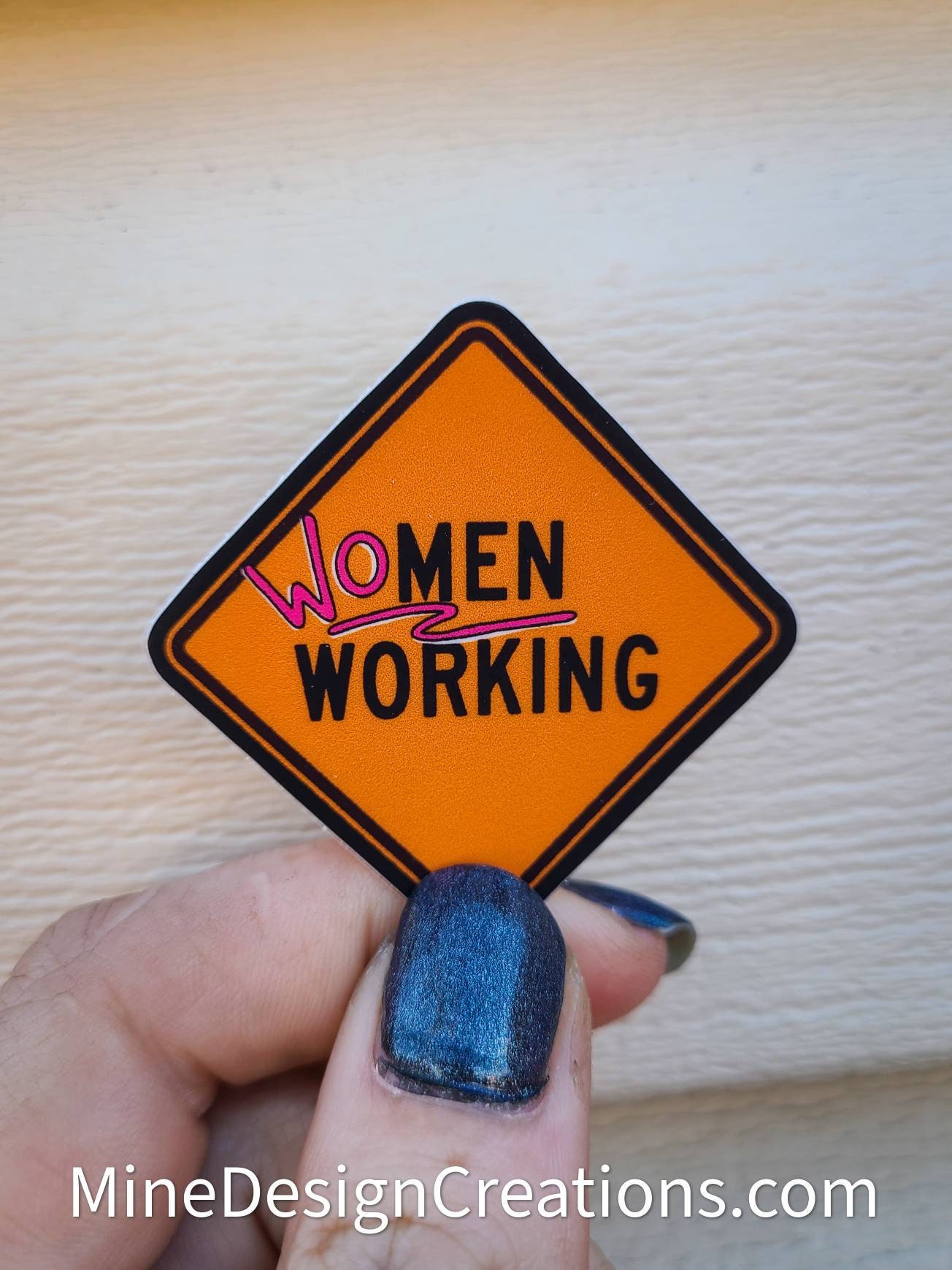 Women Working Sign Sticker 2 Size Options - Etsy