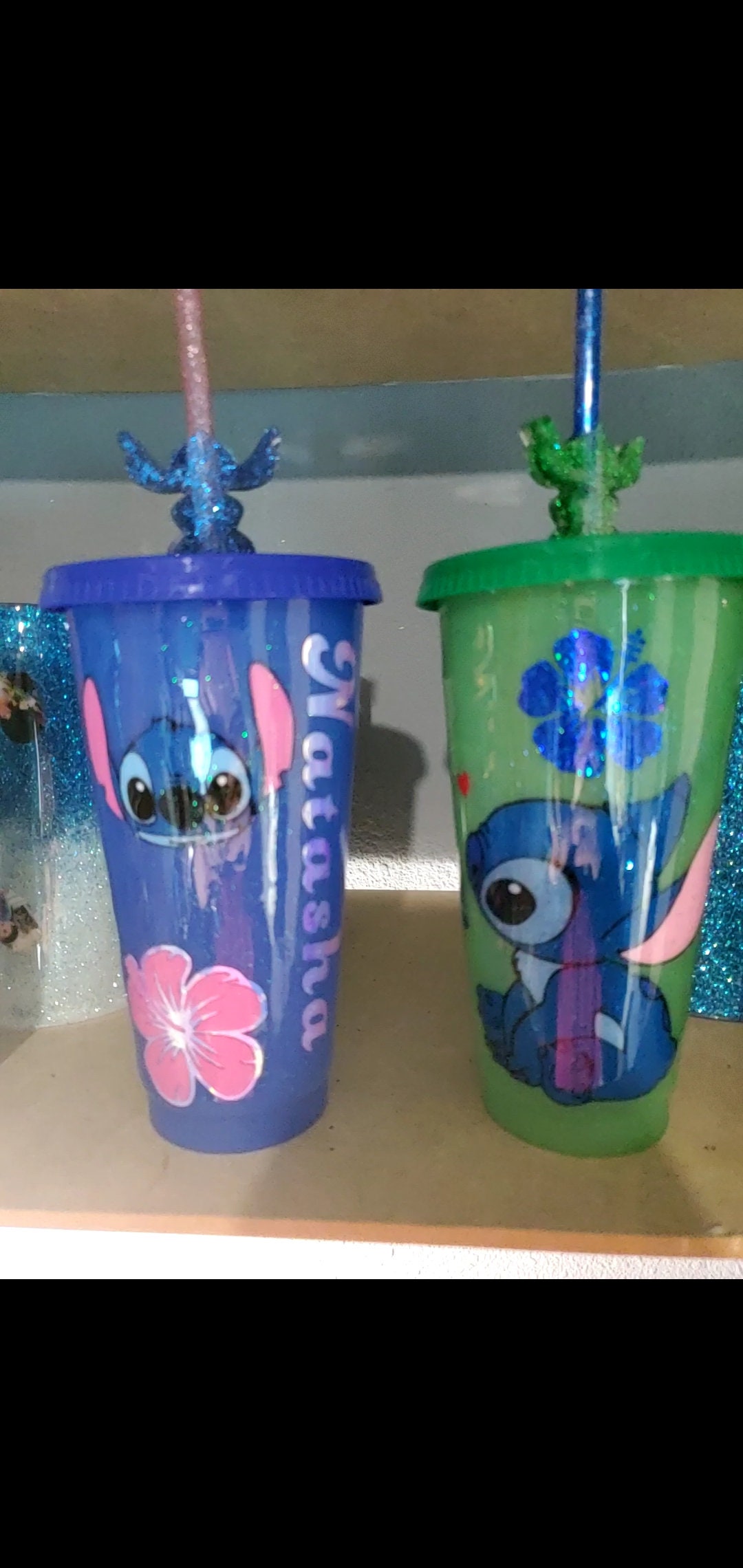 24 Oz Stitch Cold Cups | Etsy