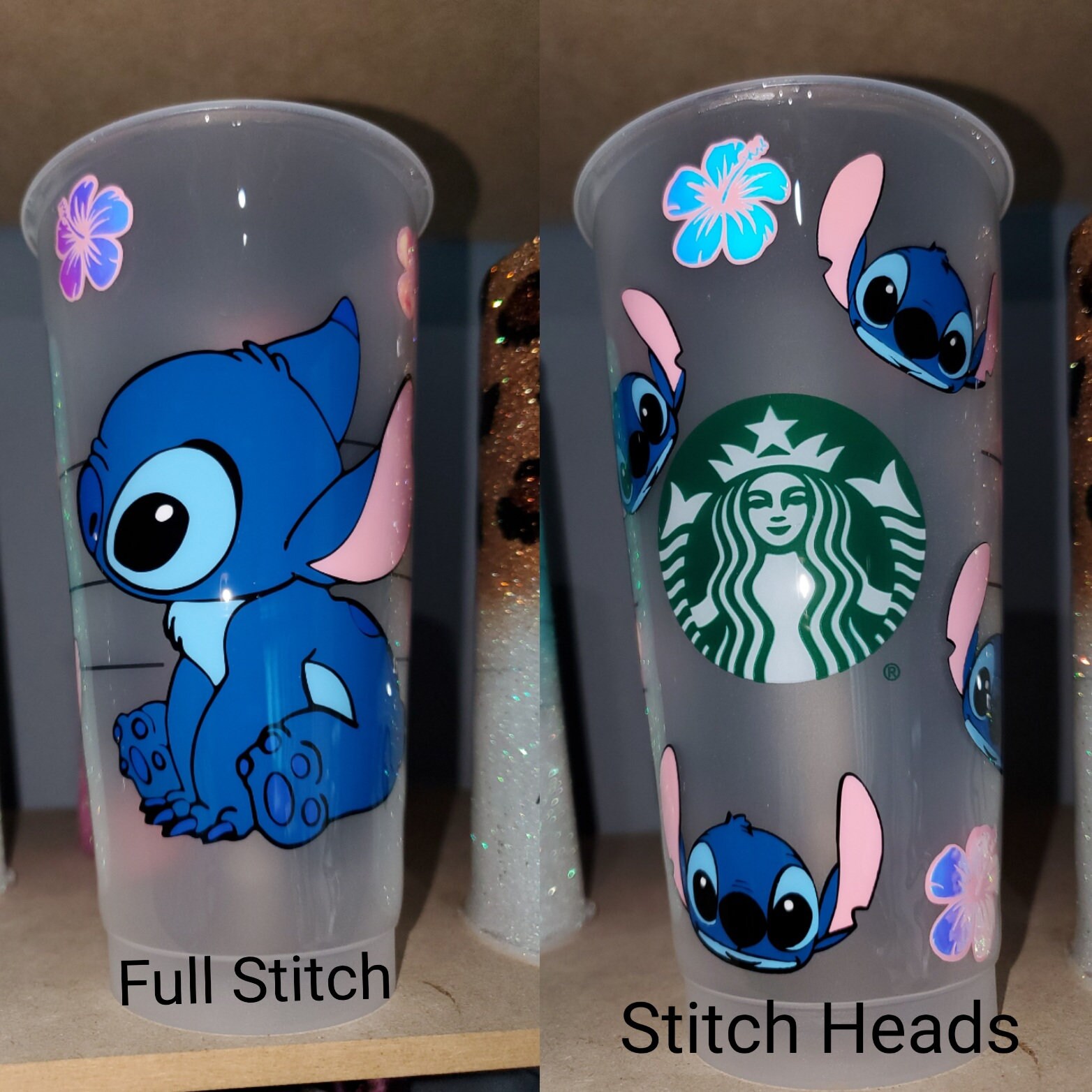 24 Oz Stitch Cold Cups | Etsy