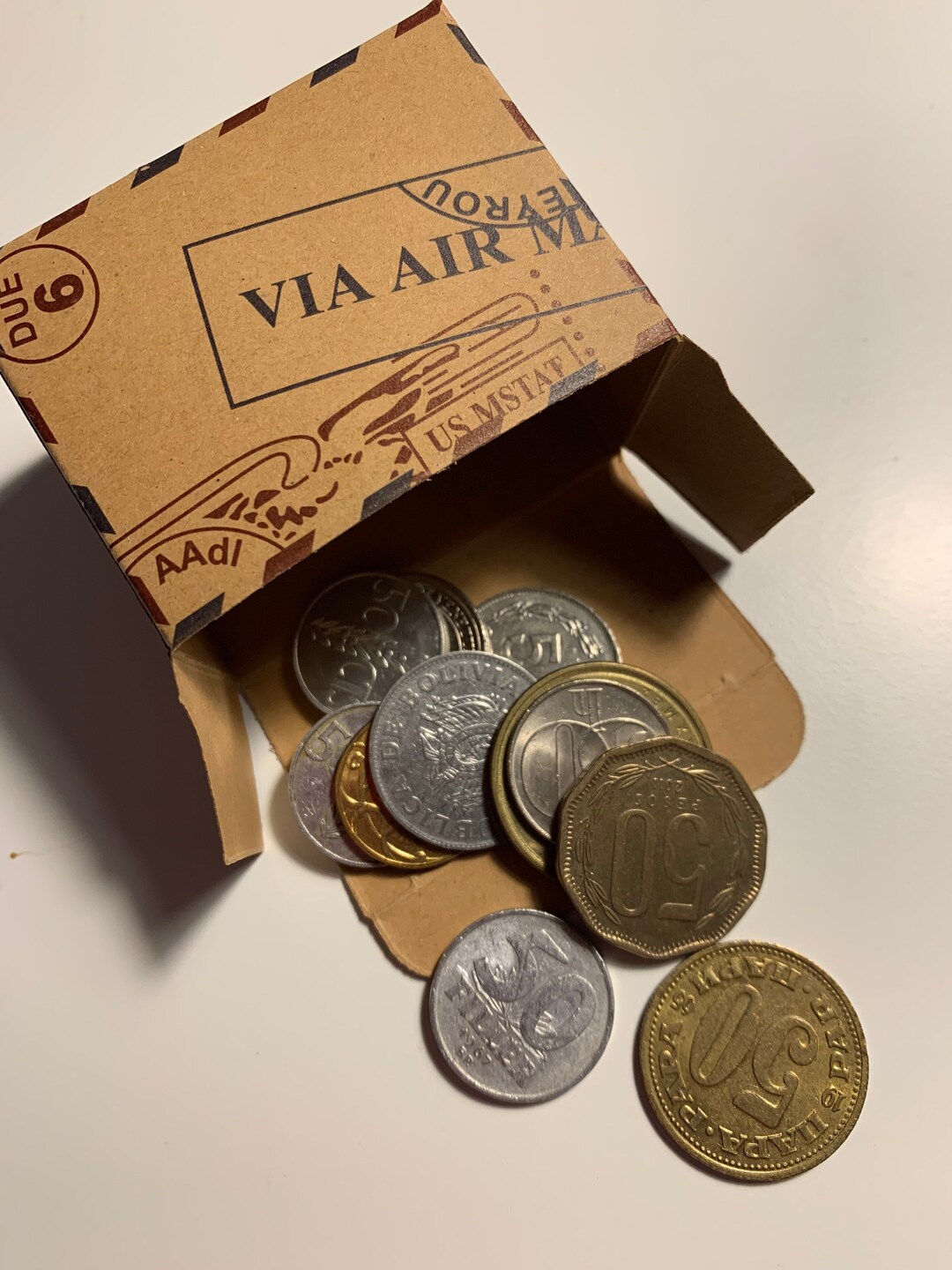 50th Anniversary Coin Set: Vintage World Coins Gift - Etsy