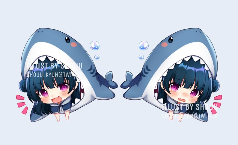 Yohane Shark Keychain - Love Live Sunshine - Etsy
