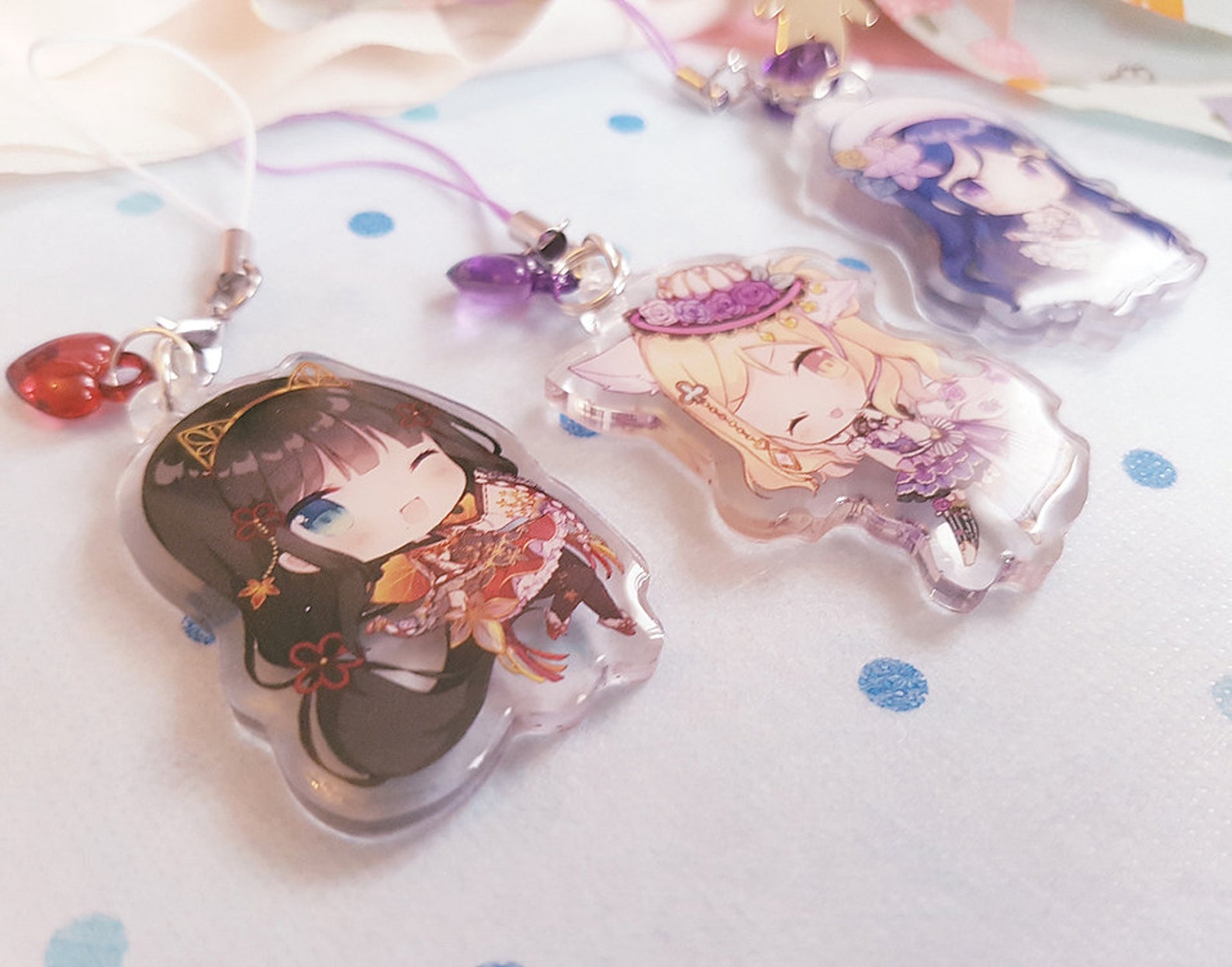 Love Live Aquors Third Years Keychains - Etsy