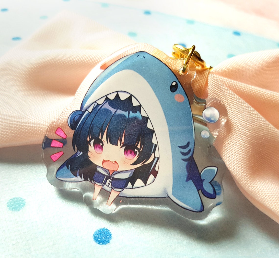 Yohane Shark Keychain - Love Live Sunshine - Etsy