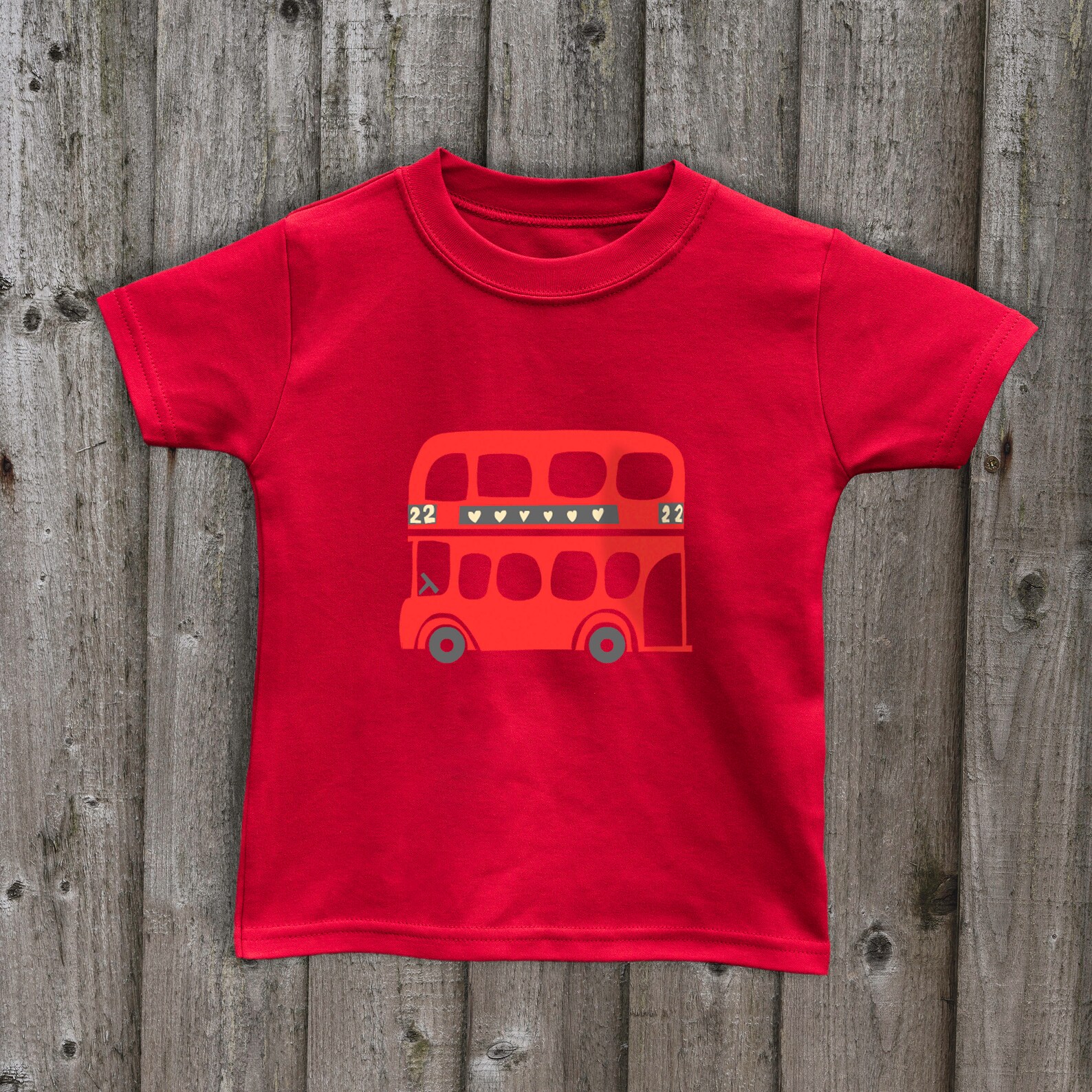 LONDON BUS Kids Tees Transport Shirts Kids Clothing Soft | Etsy UK