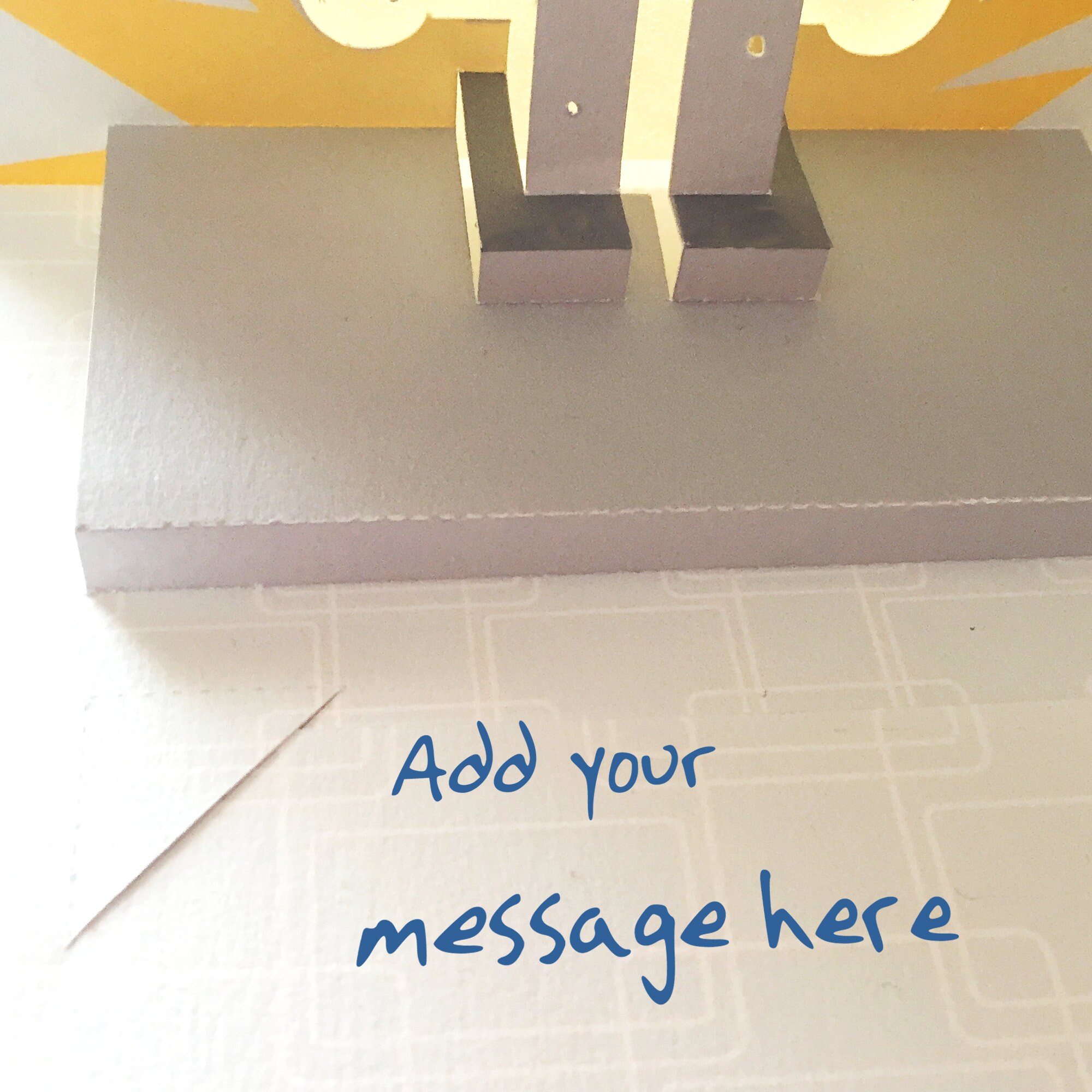 CUSTOM Glow in Dark Pop up Robot Card | Etsy