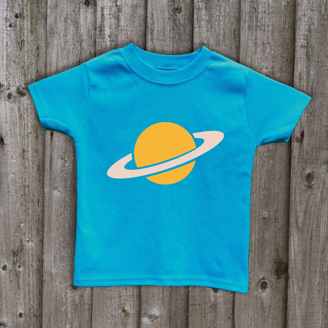 Saturn Kids Space Tees Cosmic T Shirts Planet Kids Clothes Soft Cotton ...