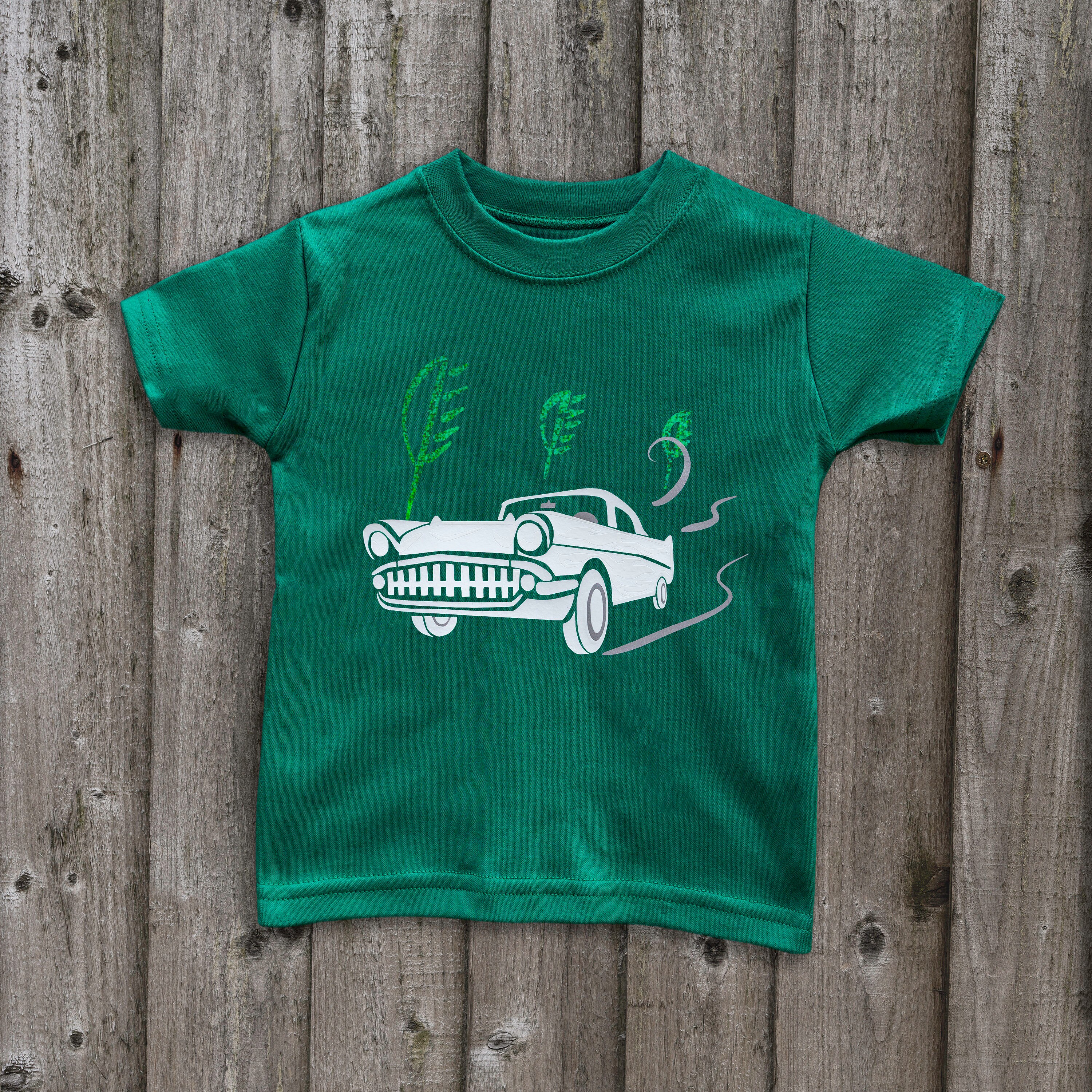 Car T Shirt Kids Car Tee Glow in the Dark Tee Classic Car Tops Kids Car ...