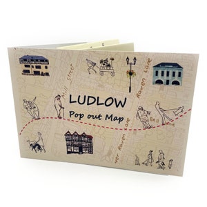 Ludlow Pop-out Map - Etsy