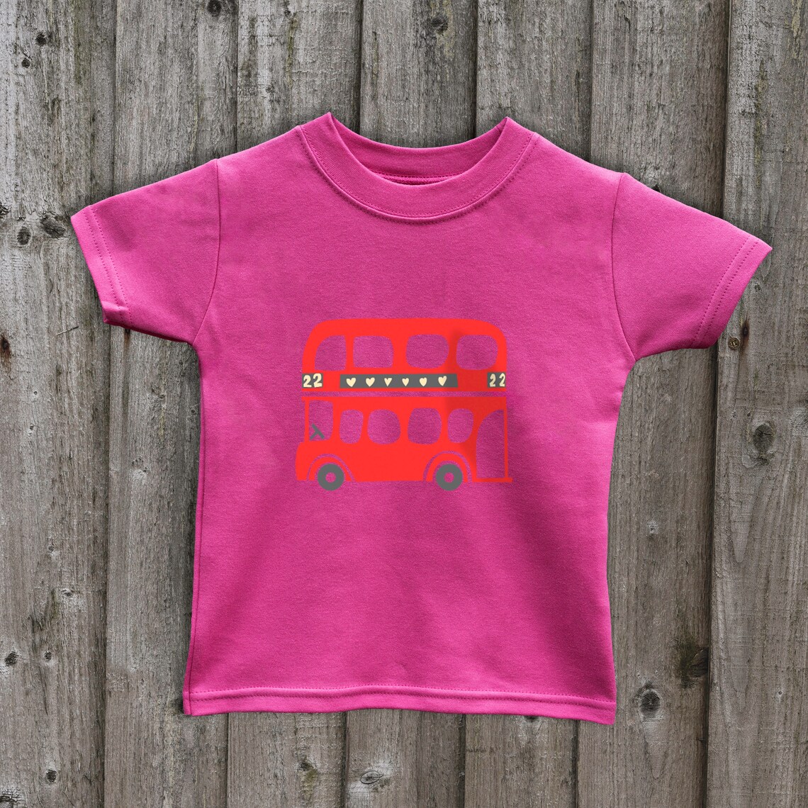 LONDON BUS Kids Tees Transport Shirts Kids Clothing Soft | Etsy UK