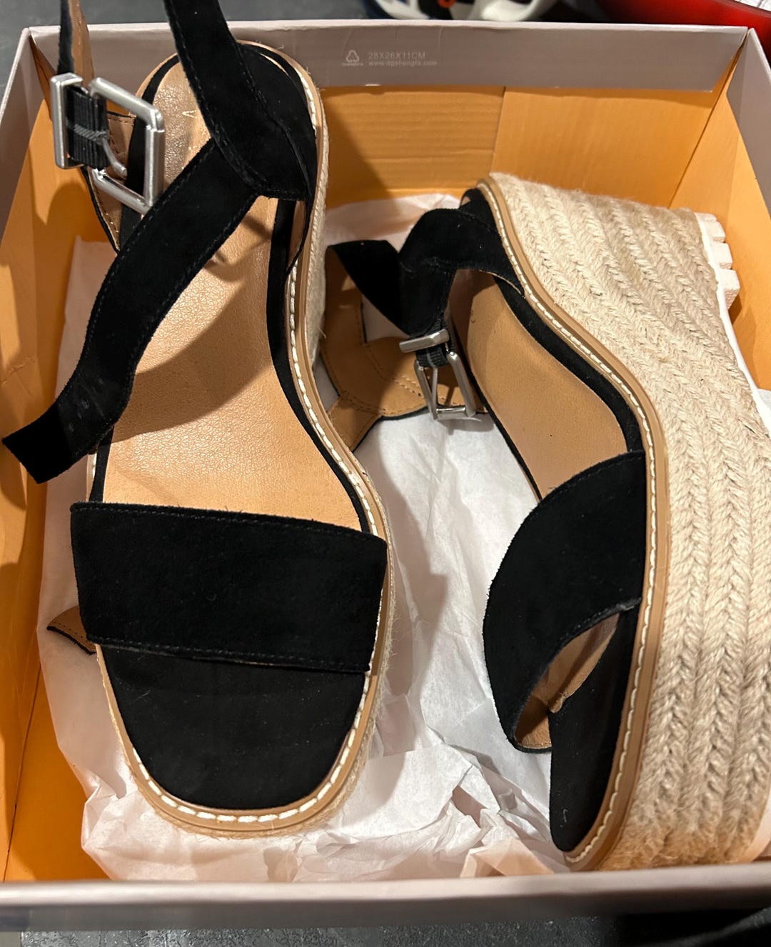 Gorgeous Brand New 4 Inch Platform Black Seude Crown Vintage Sandals - Etsy