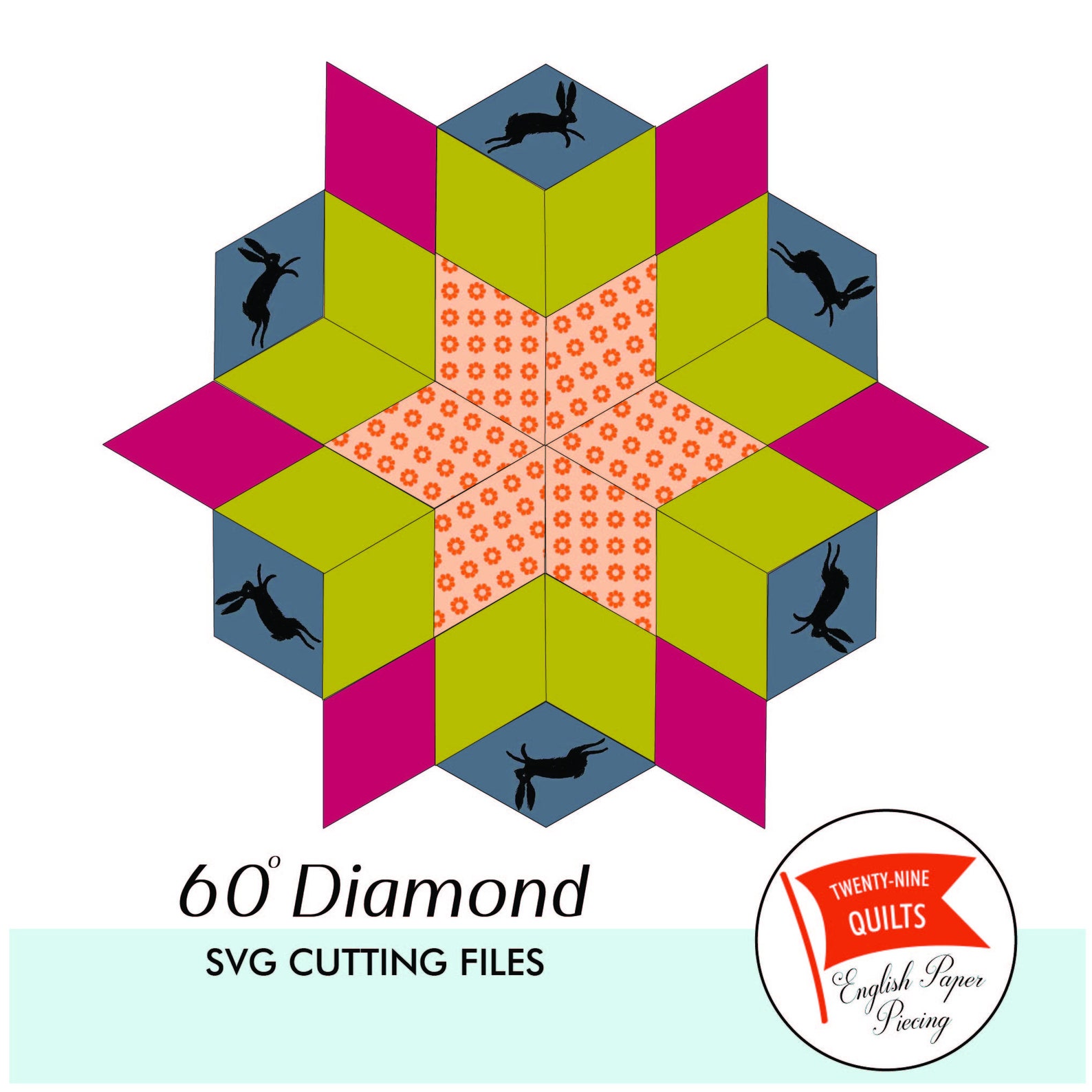 SVG Diamond EPP Cutting Files English Paper Piecing - Etsy