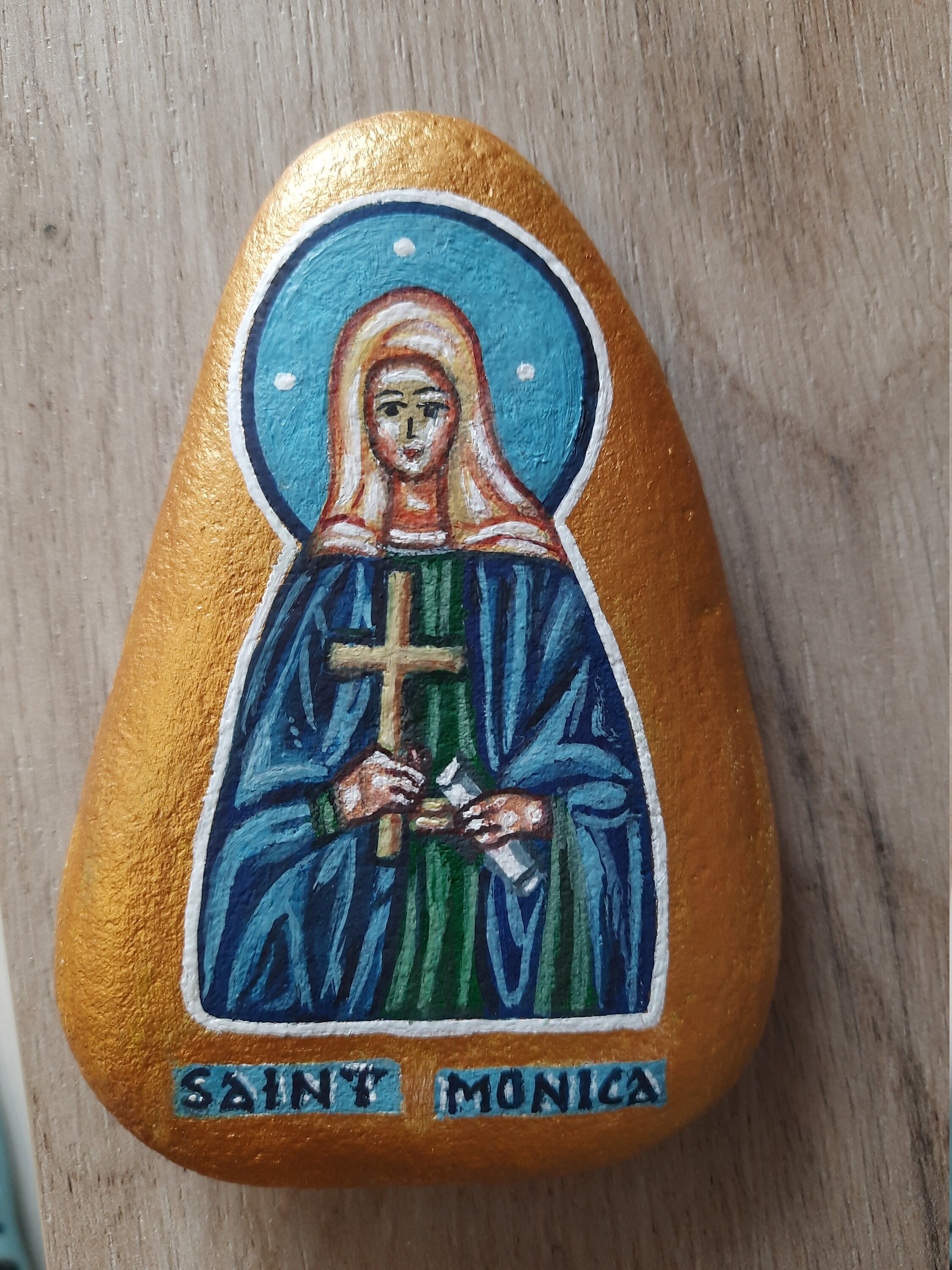 Saint Monica st Monica icon catholic icon handpaint icon | Etsy