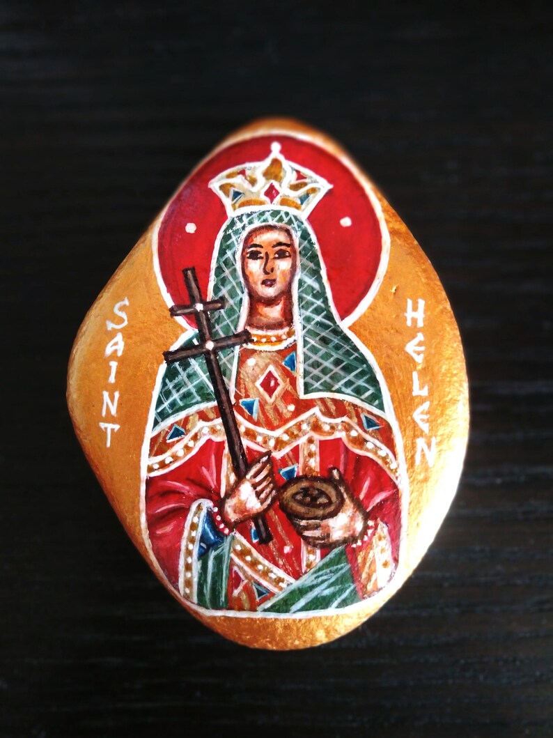 Saint Helen, St Helen Icon, Hand Painted Icon, Orthodox Icon, Catholic ...