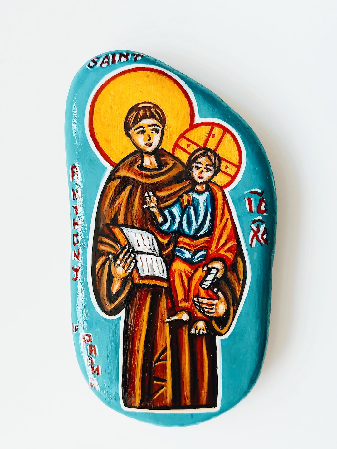 Saint Anthony of Padua, Catholic Icon, Saint Anthony Icon, Handmade ...