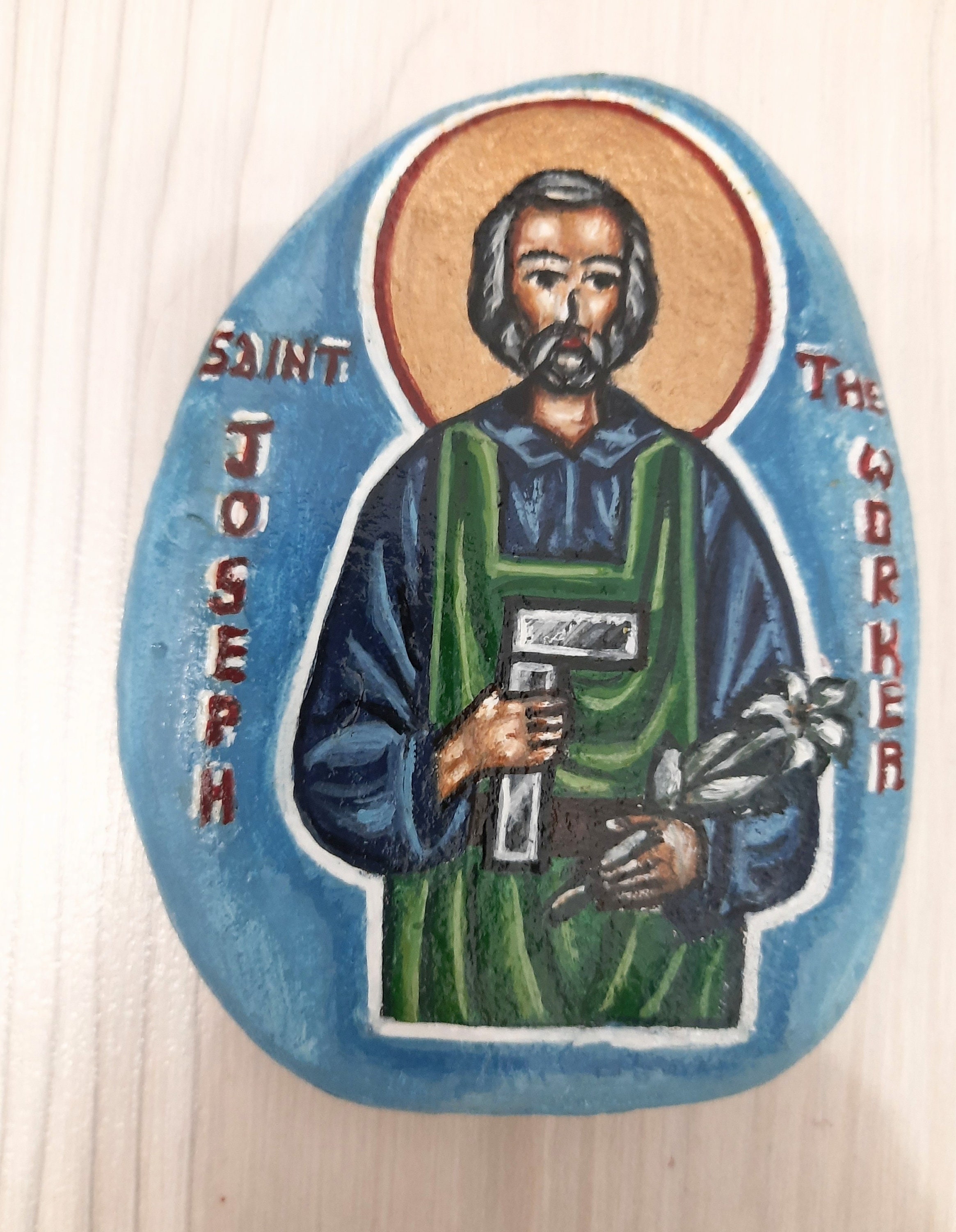 St. Joseph saint Joseph the worker st. Joseph icon catholic | Etsy